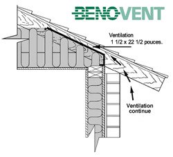 Arrêts de laine, déflecteurs d'air, évents d'entretoît | Isolation Air-Plus